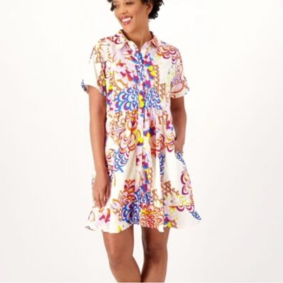 Tolani | Dresses | Tonali Collection Multi Color Floral Boho Beachy ...